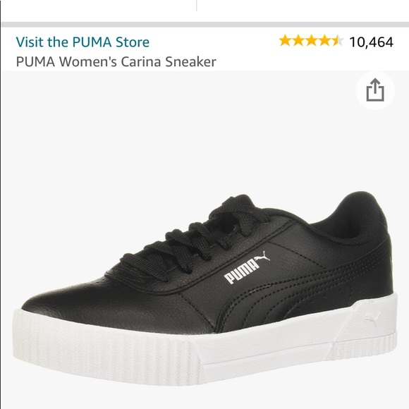 Puma | Shoes | Puma Leather Carina Size Barely Worn No Smoking Home ...